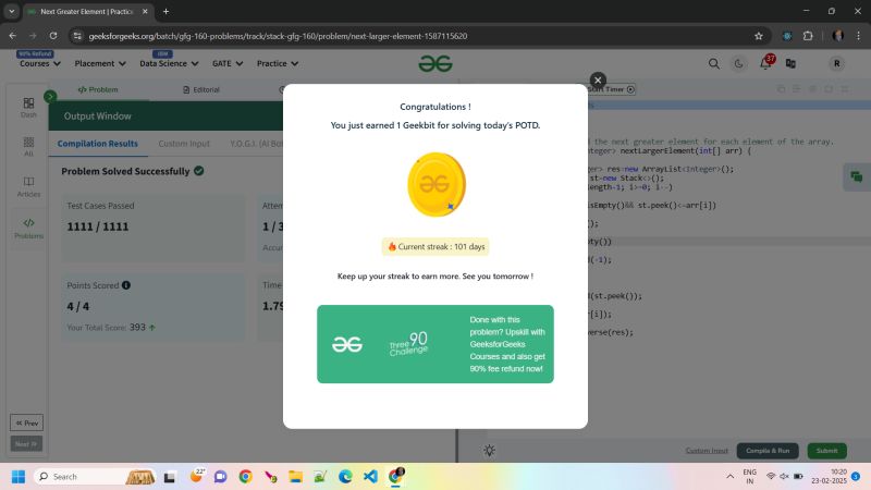 #gfg160 #gfg #gfg160 #geekstreak2024 #womenintech #java #geeksforgeeks ... #gfg160 #gfg #gfg160 #geekstreak2024 #womenintech #java #geeksforgeeks ...