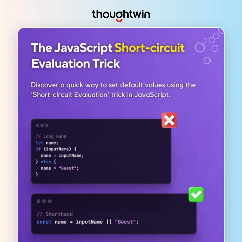 ThoughtWin - A CMMI Level 3 Company on LinkedIn: #javascript # ... ThoughtWin - A CMMI Level 3 Company on LinkedIn: #javascript # ...