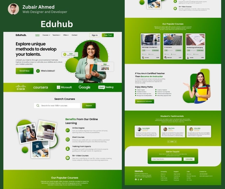 Zubair Ahmed on LinkedIn: #webdesign #uiux #frontenddevelopment #webdev Zubair Ahmed on LinkedIn: #webdesign #uiux #frontenddevelopment #webdev