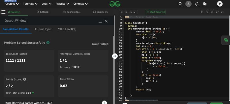 #160daysofcode #stringmanipulation #greedyalgorithm #codingchallenge #c ... #160daysofcode #stringmanipulation #greedyalgorithm #codingchallenge #c ...