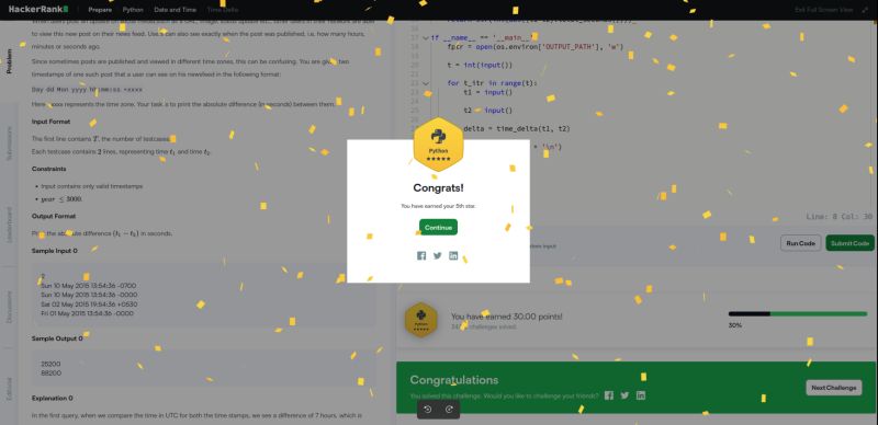 Santhusha Valiyullah on LinkedIn: #python #hackerrank #codingjourney # ... Santhusha Valiyullah on LinkedIn: #python #hackerrank #codingjourney # ...