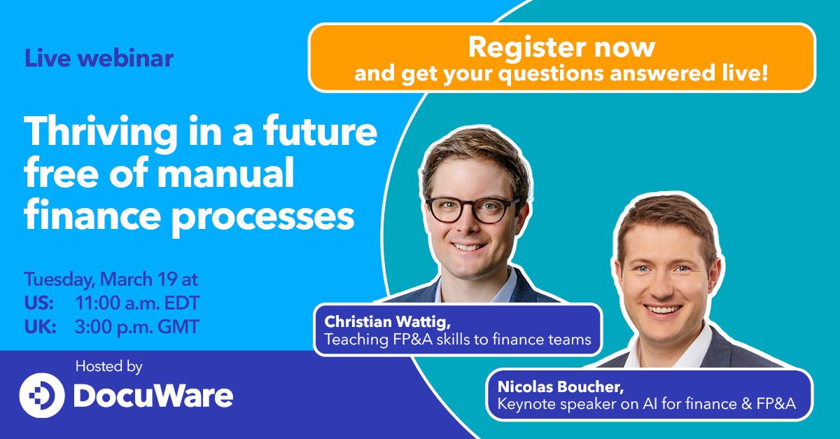 Christian Wattig on LinkedIn: FREE “FUTURE OF FINANCE” WEBINAR 1,205 ... Christian Wattig on LinkedIn: FREE “FUTURE OF FINANCE” WEBINAR 1,205 ...