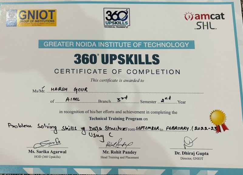 Harsh Gour on LinkedIn: #datastructures #c #internshipcompletion # ... Harsh Gour on LinkedIn: #datastructures #c #internshipcompletion # ...
