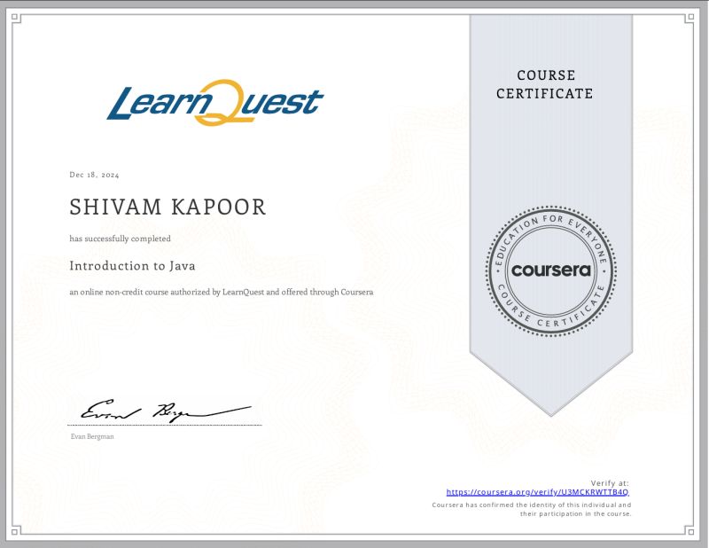 #java #coding #continuouslearning #growth | SHIVAM KAPOOR #java #coding #continuouslearning #growth | SHIVAM KAPOOR