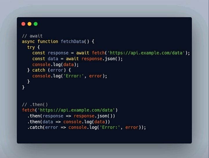Agha Shahzaib Ali on LinkedIn: #await #then #javascript Agha Shahzaib Ali on LinkedIn: #await #then #javascript