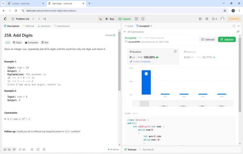 Ranveer Kumar on LinkedIn: #leetcode #coding #programming #algorithms # ... Ranveer Kumar on LinkedIn: #leetcode #coding #programming #algorithms # ...