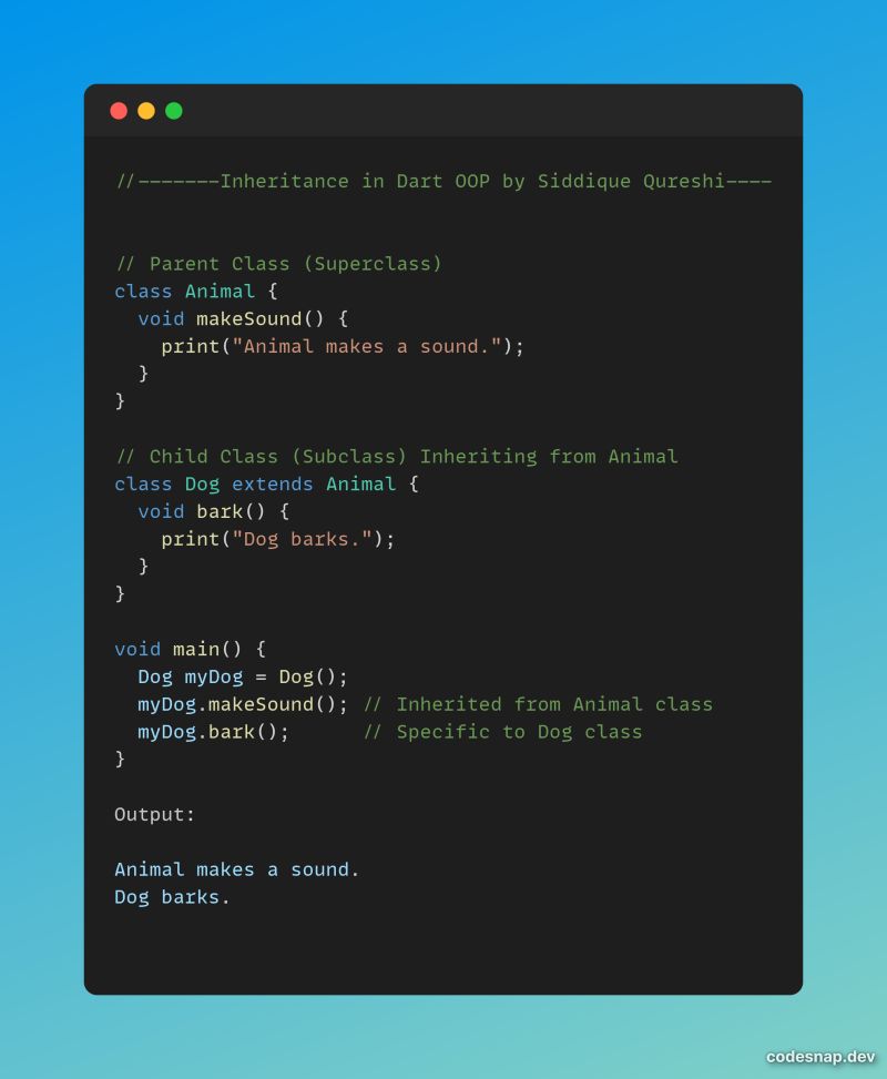 #extends #dart #flutter #oop #inheritance #codewithdart # ... #extends #dart #flutter #oop #inheritance #codewithdart # ...