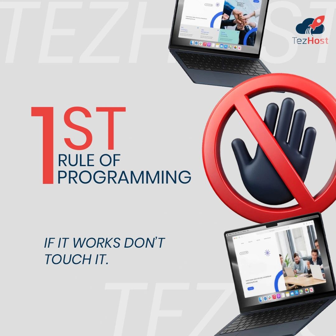 TezHost™ on LinkedIn: The 1st Rule of Programming: If it isn't broken ... TezHost™ on LinkedIn: The 1st Rule of Programming: If it isn't broken ...