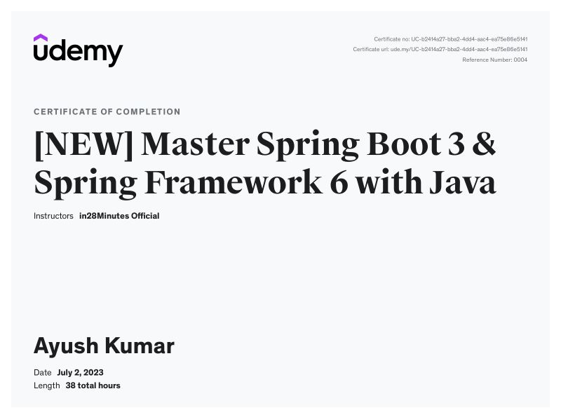 Ayush Kumar on LinkedIn: #learning #java #programming Ayush Kumar on LinkedIn: #learning #java #programming