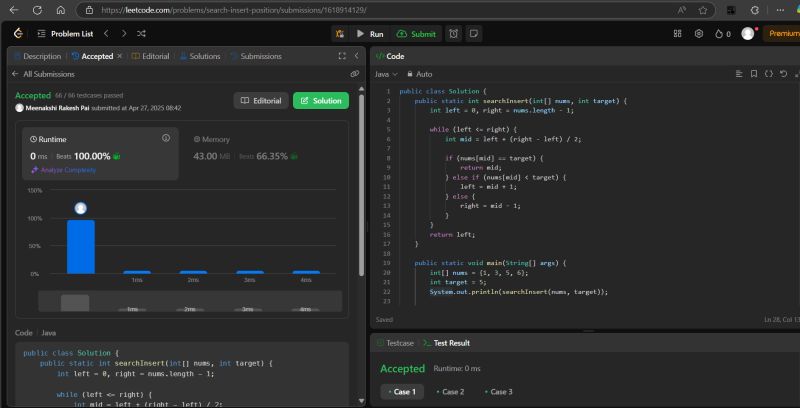 #leetcode #leetcode #problemsolving #java | Meenakshi Rakesh Pai #leetcode #leetcode #problemsolving #java | Meenakshi Rakesh Pai