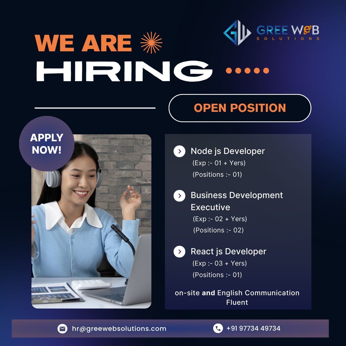 #Hiring #ReactJS #NodeJS #BusinessDevelopment #TechJobs #DeveloperJobs ... #Hiring #ReactJS #NodeJS #BusinessDevelopment #TechJobs #DeveloperJobs ...