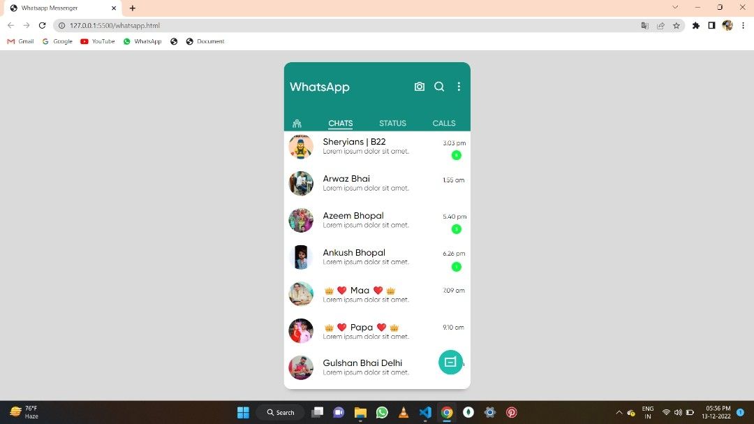 Mohammad Aman on LinkedIn: Whatsapp Page Redesign 👨💻💻Sheryians Coding ... Mohammad Aman on LinkedIn: Whatsapp Page Redesign 👨💻💻Sheryians Coding ...