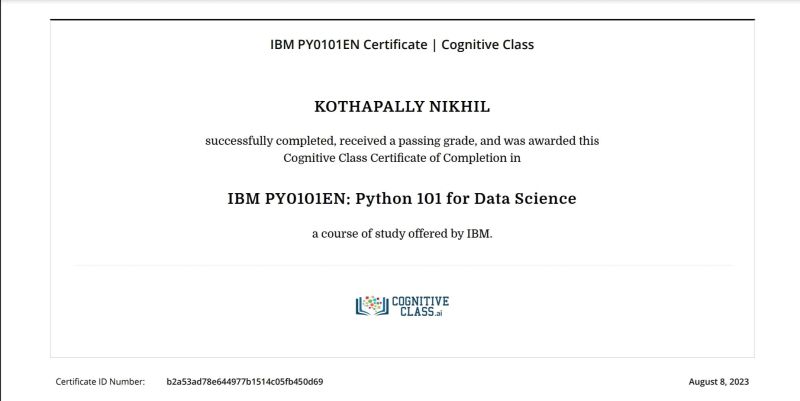 Nikhil Kothapally on LinkedIn: #python #datascience #learningjourney # ... Nikhil Kothapally on LinkedIn: #python #datascience #learningjourney # ...