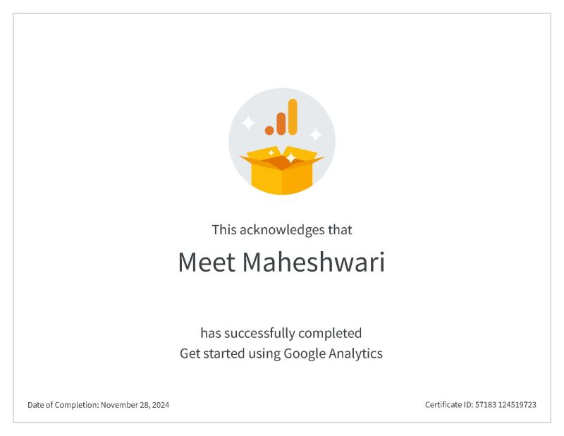 Meet Maheshwari on LinkedIn: I’m happy to share that I’ve obtained a ... Meet Maheshwari on LinkedIn: I’m happy to share that I’ve obtained a ...
