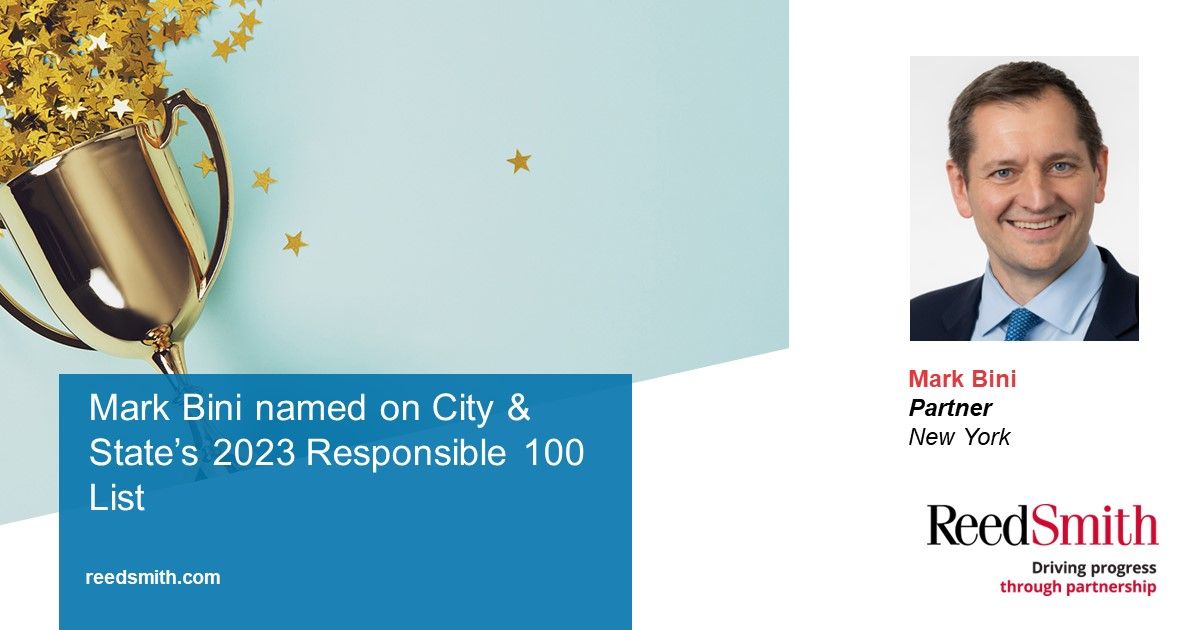 Reed Smith Regulatory & Investigations on LinkedIn: #responsible100 Reed Smith Regulatory & Investigations on LinkedIn: #responsible100