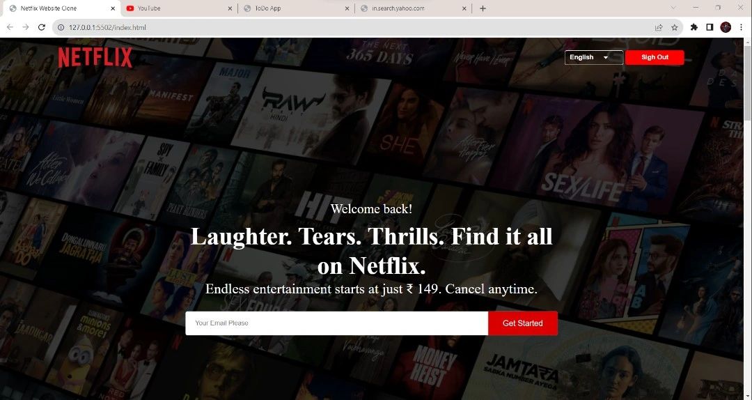 Raman Singh on LinkedIn: #netflix #html #css Raman Singh on LinkedIn: #netflix #html #css