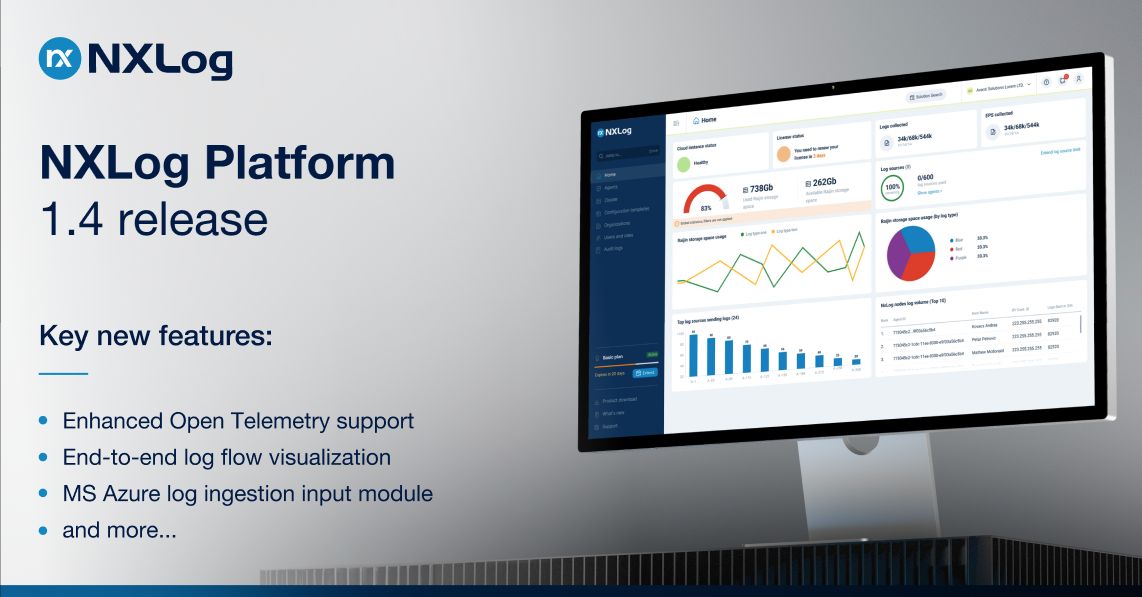 NXLog on LinkedIn: Announcing NXLog Platform 1.4 | NXLog Blog NXLog on LinkedIn: Announcing NXLog Platform 1.4 | NXLog Blog