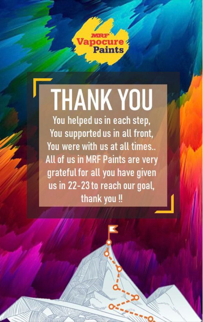 Saurabh Puri on LinkedIn: MRF Vapocure Paints 🏆 Gratitude Saurabh Puri on LinkedIn: MRF Vapocure Paints 🏆 Gratitude