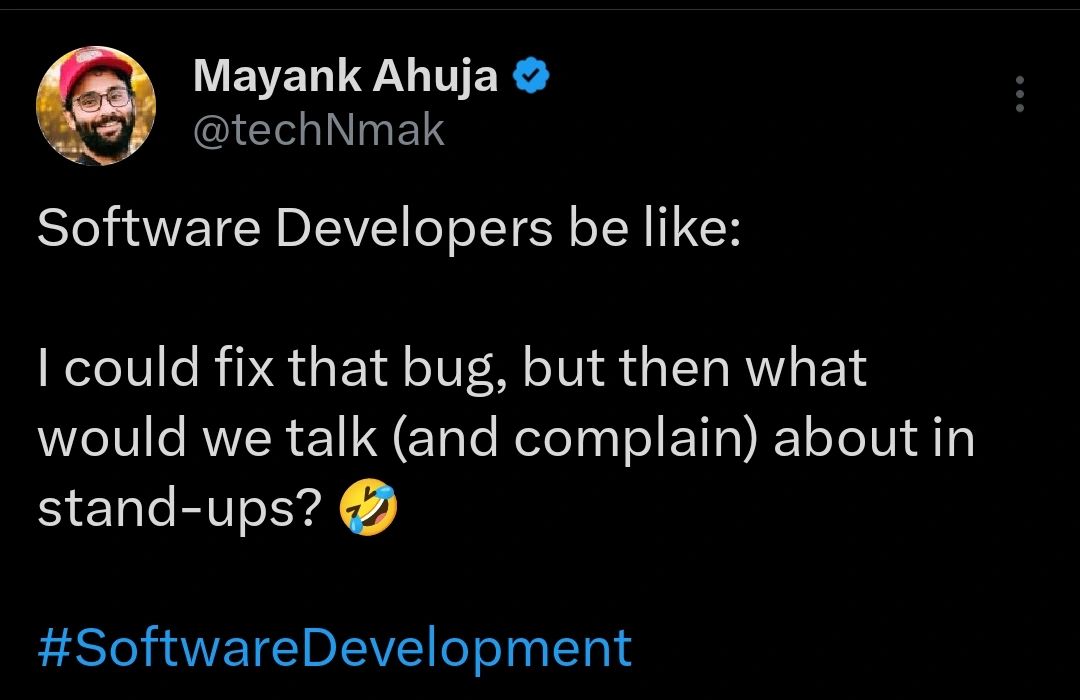 Mayank Ahuja on LinkedIn: #softwaredevelopment | 23 comments Mayank Ahuja on LinkedIn: #softwaredevelopment | 23 comments