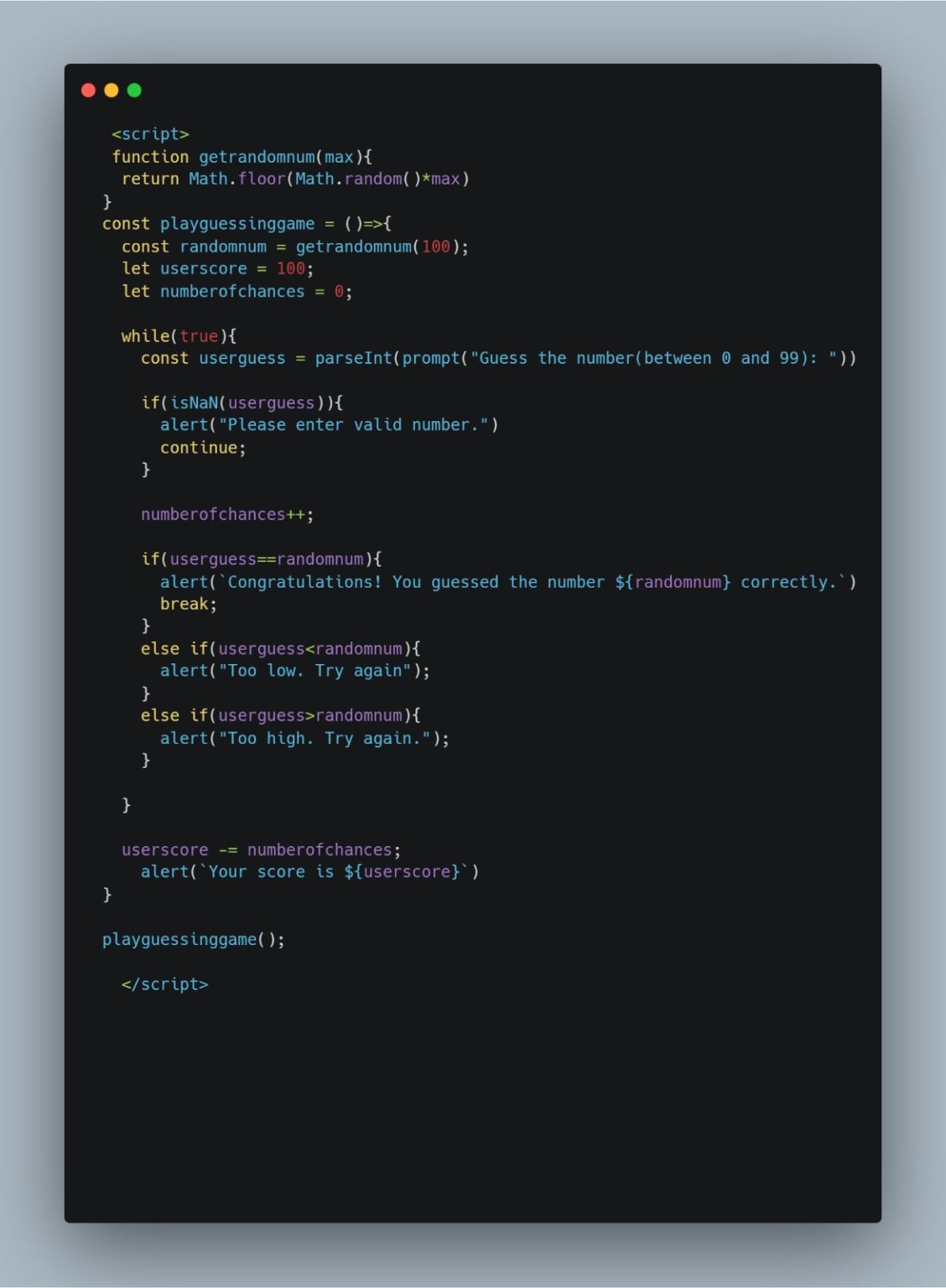 My JavaScript project with #codewithharry | Vishal Talreja posted on ... My JavaScript project with #codewithharry | Vishal Talreja posted on ...