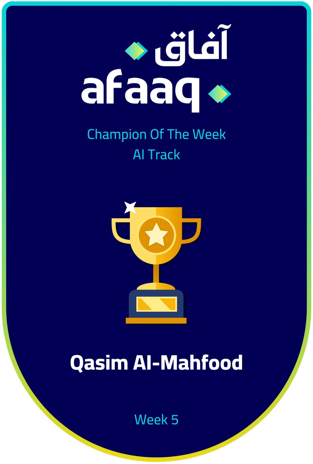 Qasim Mahfood on LinkedIn: Happy to share with you that I was chosen to ... Qasim Mahfood on LinkedIn: Happy to share with you that I was chosen to ...