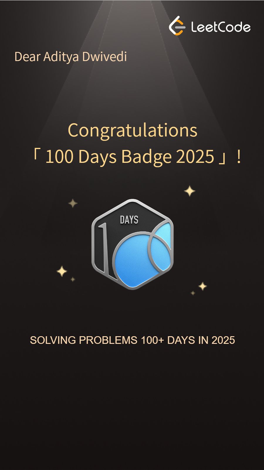 #leetcode #100daysofcode #learningjourney #problemsolving… | Aditya Dwivedi #leetcode #100daysofcode #learningjourney #problemsolving… | Aditya Dwivedi