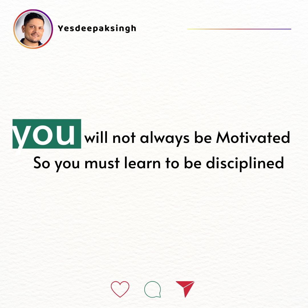 Deepak Singh on LinkedIn: #discipline #motivation #goals #stayfocused # ... Deepak Singh on LinkedIn: #discipline #motivation #goals #stayfocused # ...