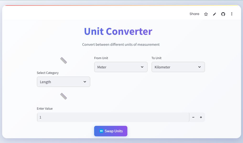 #python #streamlit #unitconverter #tech #coding #innovation | Muhammad ... #python #streamlit #unitconverter #tech #coding #innovation | Muhammad ...