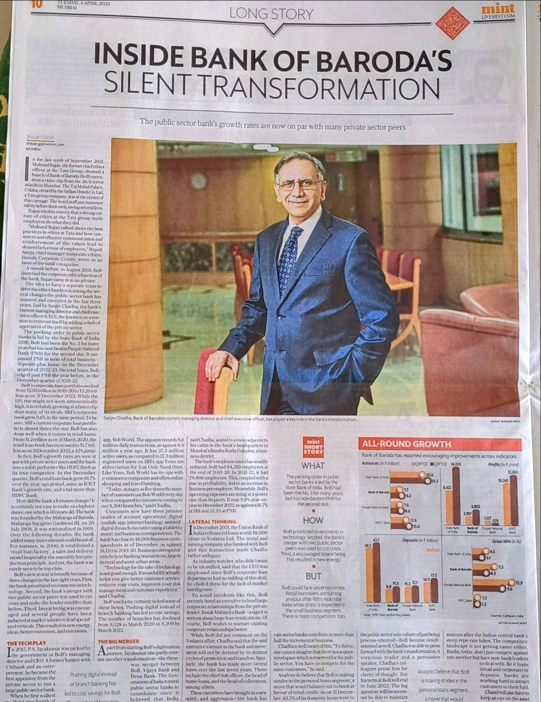 Shayan Ghosh on LinkedIn: #change #bank #bankofbaroda #transformation # ... Shayan Ghosh on LinkedIn: #change #bank #bankofbaroda #transformation # ...