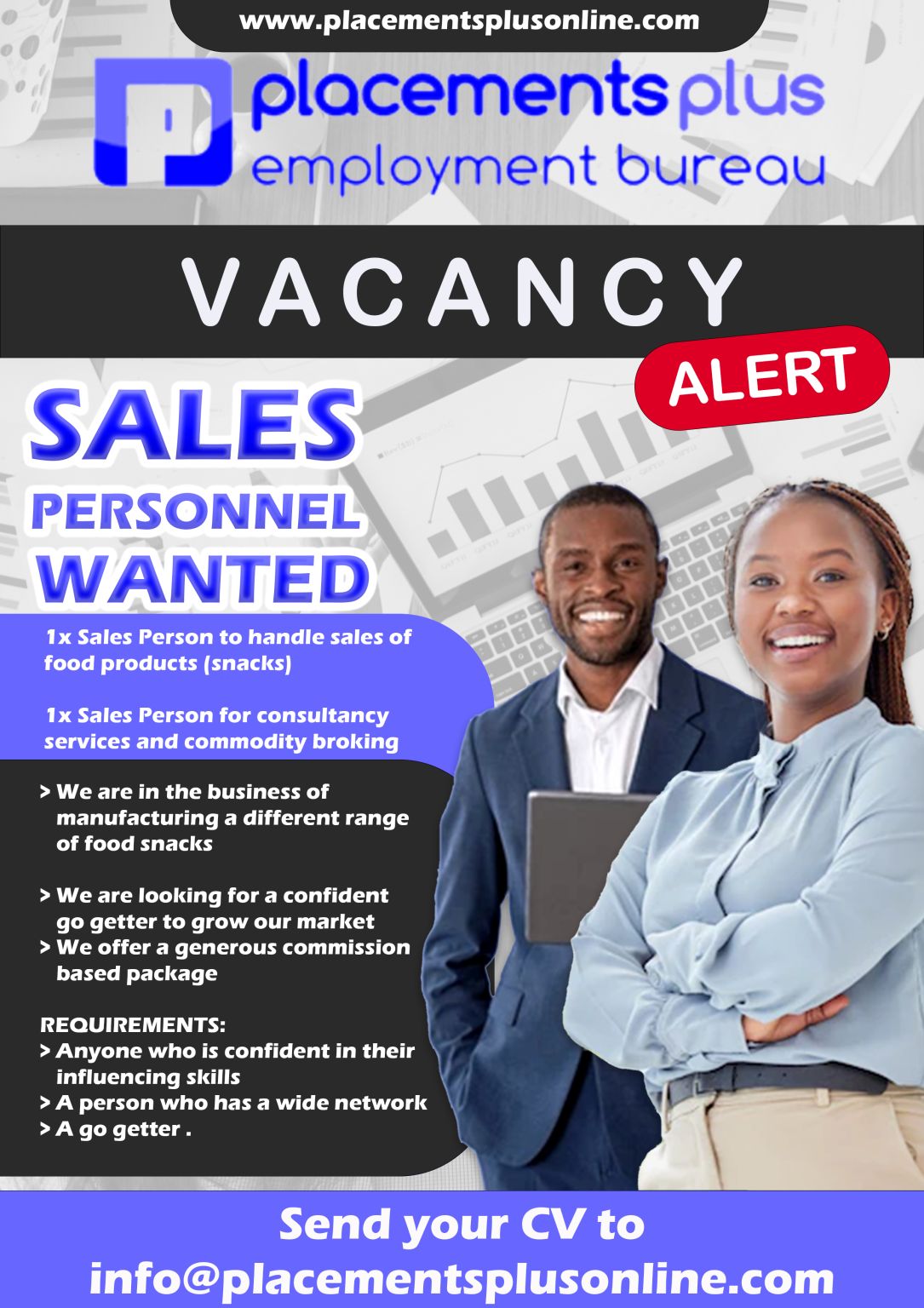 Placements Plus Emp Bureau on LinkedIn: #sales #vacancy #job # ... Placements Plus Emp Bureau on LinkedIn: #sales #vacancy #job # ...