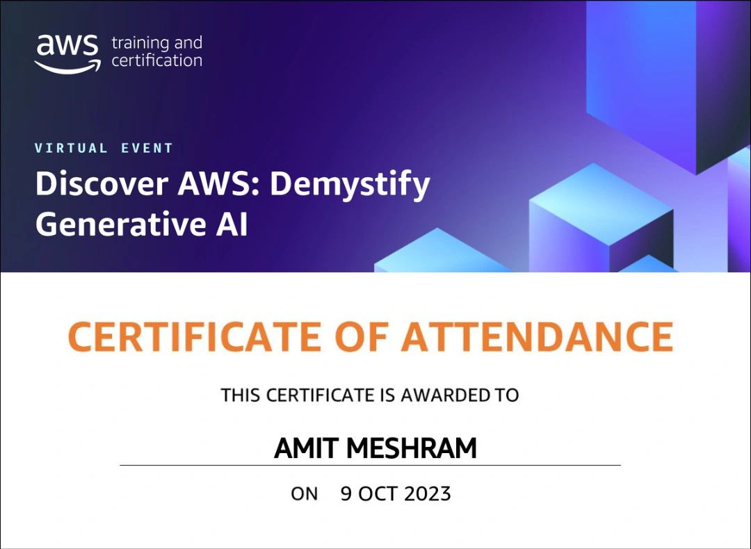 Amit Meshram on LinkedIn: I Very Happy To Share You AWS: Demystify ... Amit Meshram on LinkedIn: I Very Happy To Share You AWS: Demystify ...