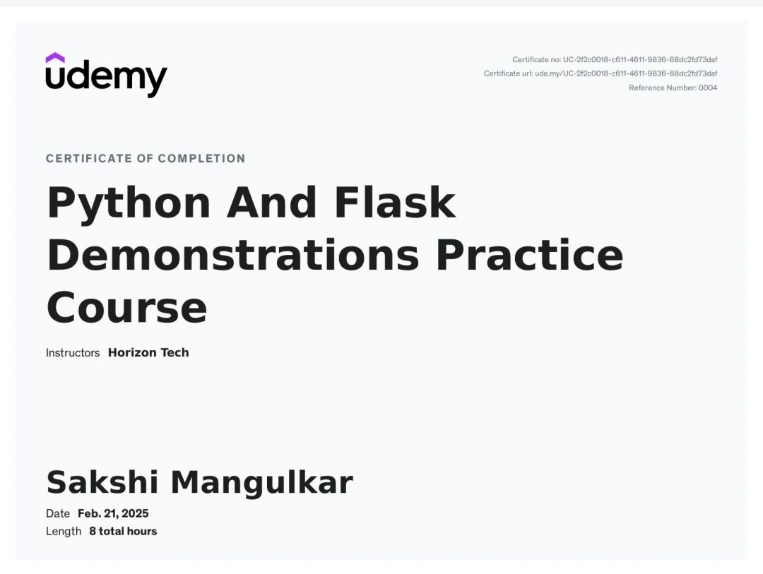 #python #flask #webdevelopment #continuouslearning | SAKSHI MANGULKAR #python #flask #webdevelopment #continuouslearning | SAKSHI MANGULKAR