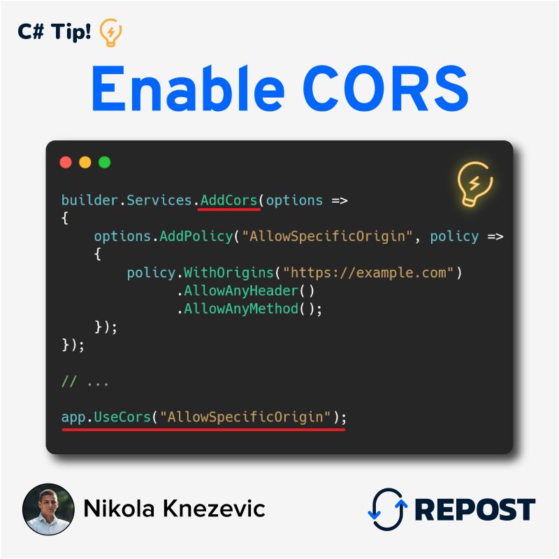 Nikola Knežević on LinkedIn: Have you ever come across a CORS error ... Nikola Knežević on LinkedIn: Have you ever come across a CORS error ...