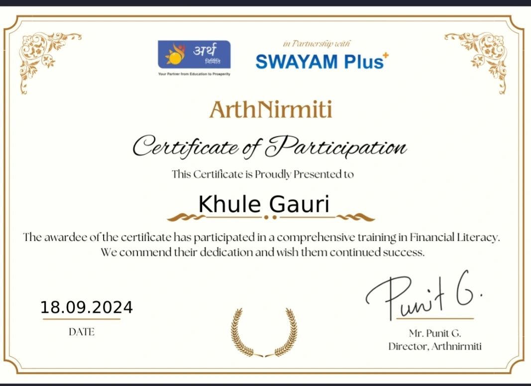 Gauri Khule on LinkedIn: #financialliteracy #personalfinance # ... Gauri Khule on LinkedIn: #financialliteracy #personalfinance # ...