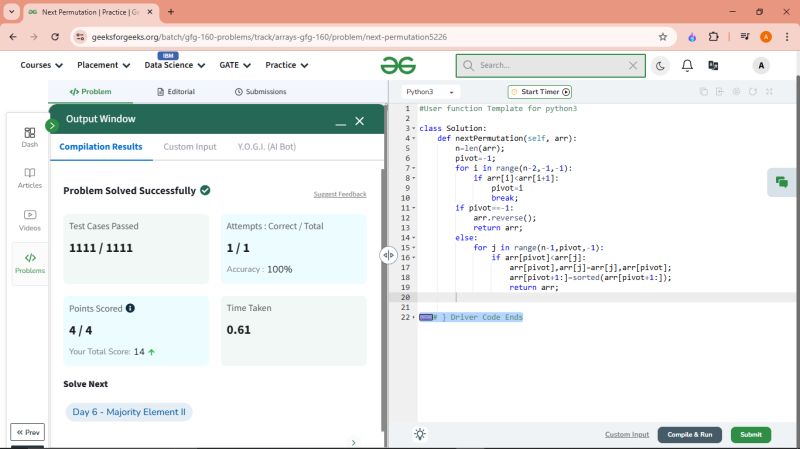 #dsa #codingchallenge #problemsolving #geeksforgeeks #160daysofcode ... #dsa #codingchallenge #problemsolving #geeksforgeeks #160daysofcode ...