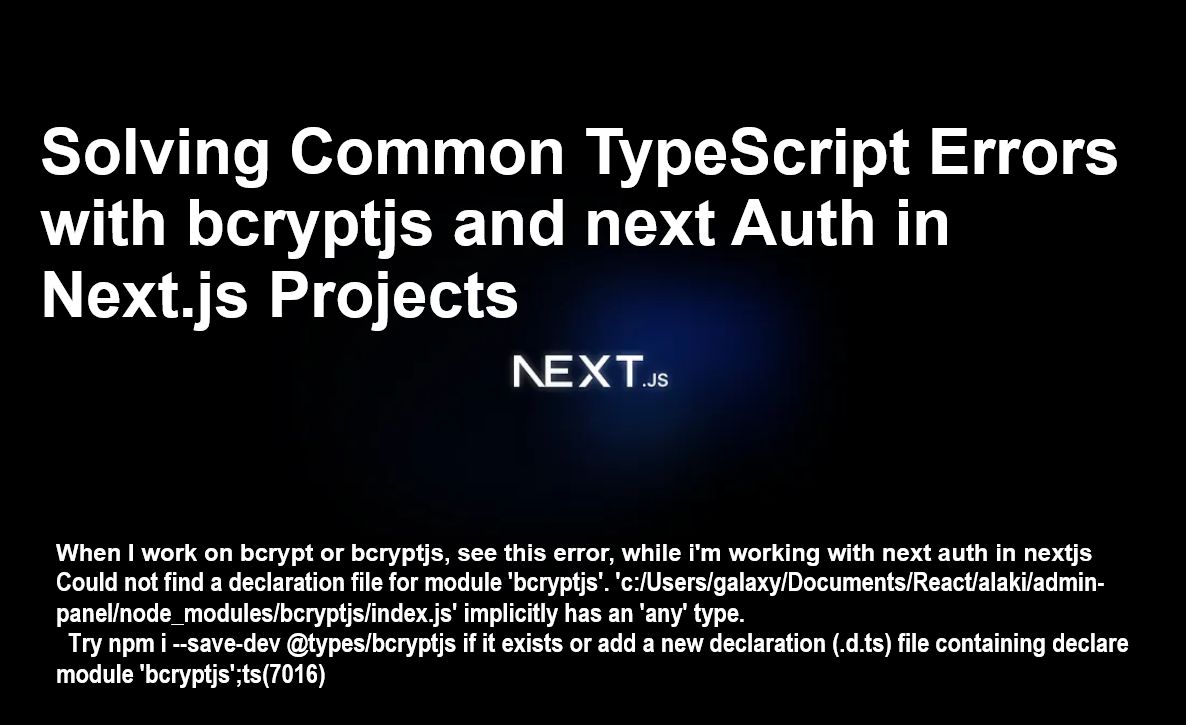 Seyed ahmad gh on LinkedIn: Solving Common TypeScript Errors with ... Seyed ahmad gh on LinkedIn: Solving Common TypeScript Errors with ...
