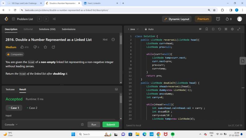 Priyansh Rajput on LinkedIn: #leetcode #dsawithedslash #leetcode #day65 ... Priyansh Rajput on LinkedIn: #leetcode #dsawithedslash #leetcode #day65 ...