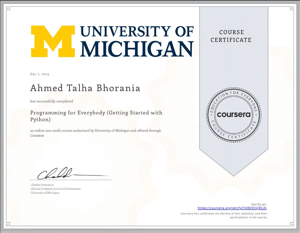 Ahmed Bhorania on LinkedIn: #python #codingmilestone #excitedlearner # ... Ahmed Bhorania on LinkedIn: #python #codingmilestone #excitedlearner # ...