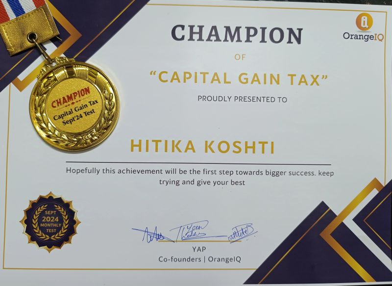 Hitika Koshti on LinkedIn: #proudly #achievement #capitalgaintax # ... Hitika Koshti on LinkedIn: #proudly #achievement #capitalgaintax # ...