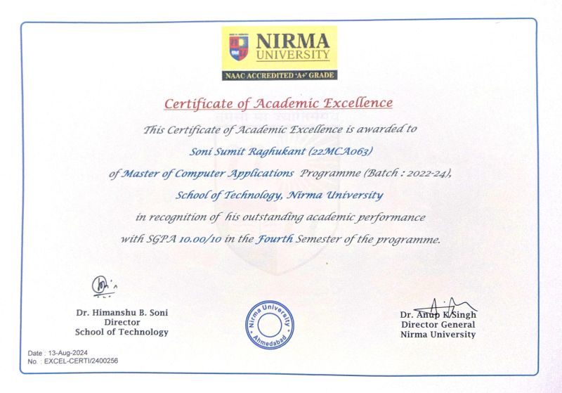 Sumit Raghukant Soni on LinkedIn: #gratitude #academicexcellence # ... Sumit Raghukant Soni on LinkedIn: #gratitude #academicexcellence # ...