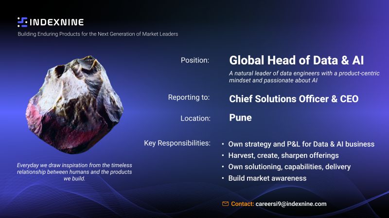 Indexnine Technologies on LinkedIn: #leadershiphiring #joinourteam # ... Indexnine Technologies on LinkedIn: #leadershiphiring #joinourteam # ...