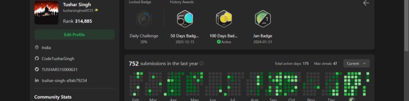 Tushar Singh on LinkedIn: #leetcode #codingchallenge #problemsolving # ... Tushar Singh on LinkedIn: #leetcode #codingchallenge #problemsolving # ...