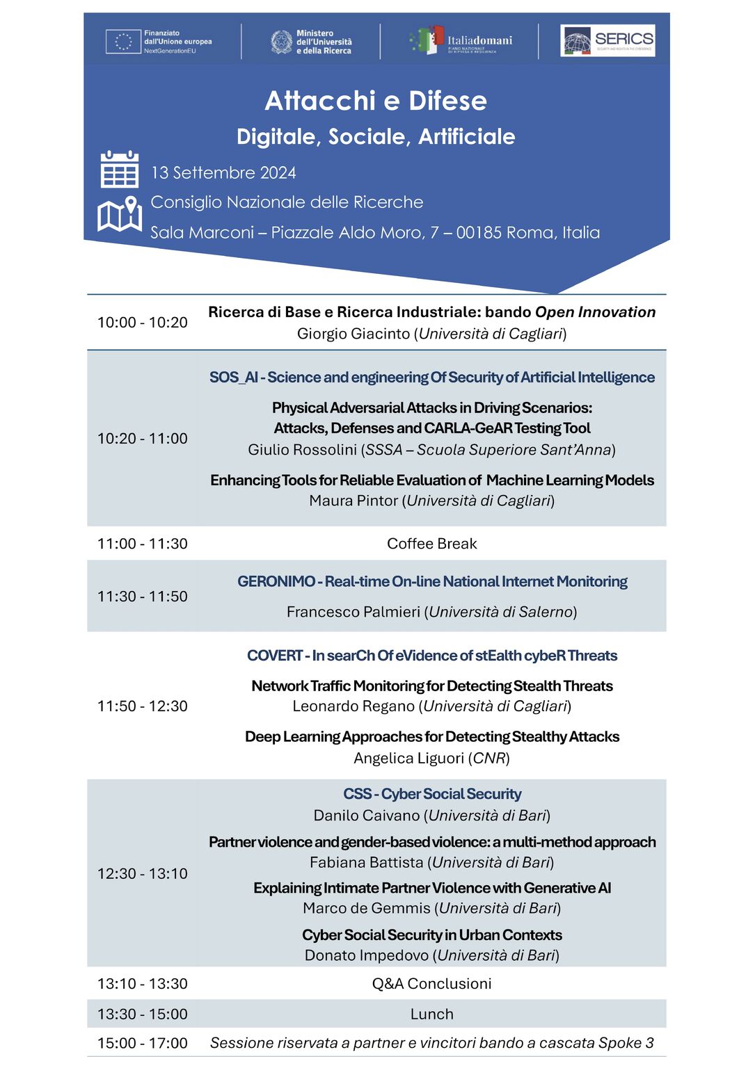#workshop #serics #cybersecurity #ai #attacksdefenses | Silvia Salemi #workshop #serics #cybersecurity #ai #attacksdefenses | Silvia Salemi