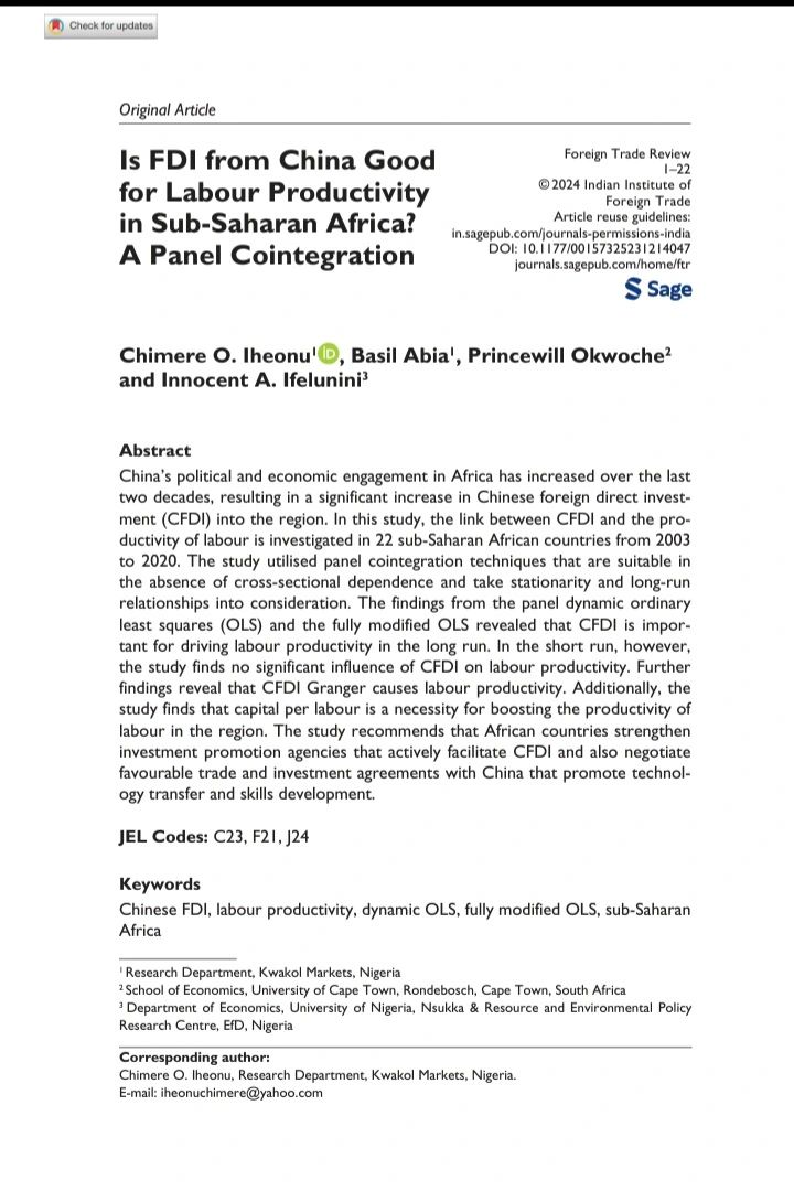 Chimere Iheonu, PhD on LinkedIn: In this paper, I, Basil Abia and Dr ... Chimere Iheonu, PhD on LinkedIn: In this paper, I, Basil Abia and Dr ...