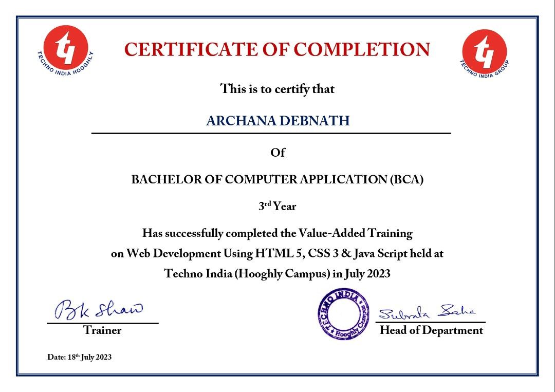 Archana Debnath on LinkedIn: #css #javascript Archana Debnath on LinkedIn: #css #javascript