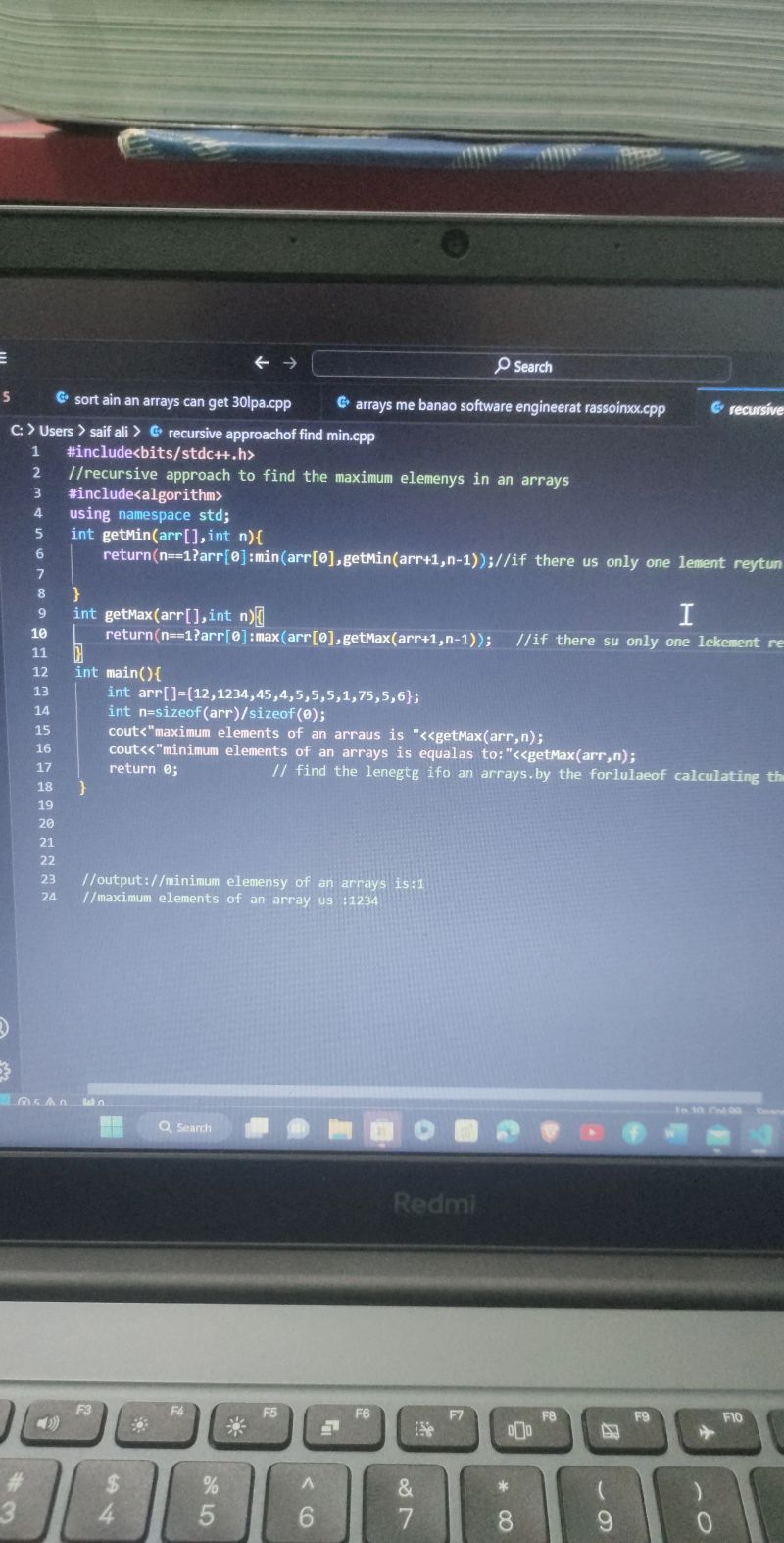 Saif Ali on LinkedIn: #dsa #programming #problemsolving Saif Ali on LinkedIn: #dsa #programming #problemsolving