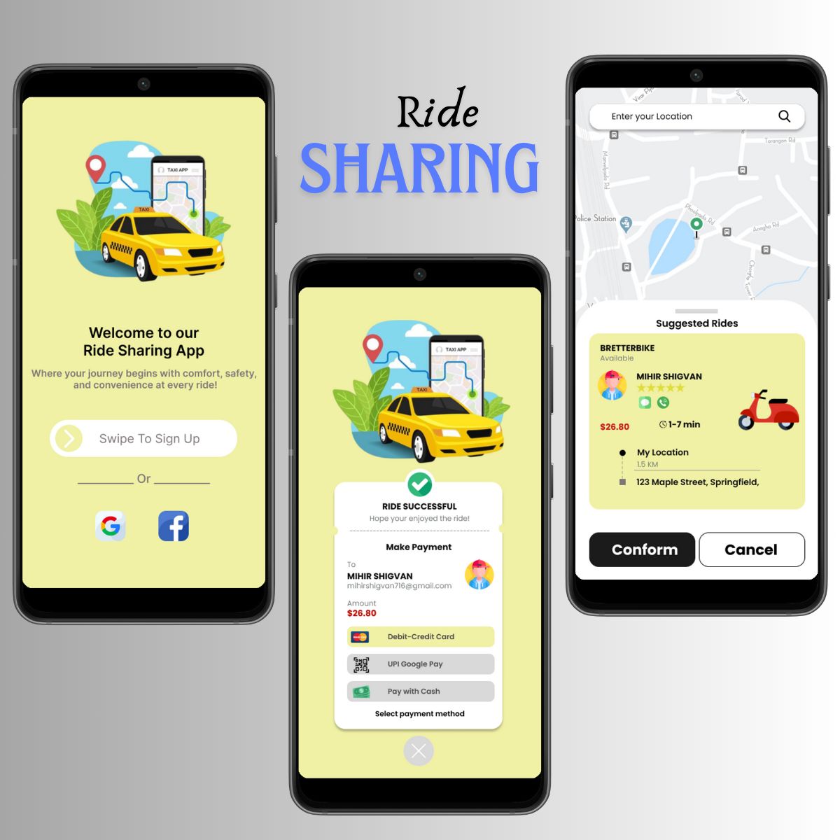 Mihir Shigvan on LinkedIn: #uidesign #ridesharingapp #flutterdeveloper ... Mihir Shigvan on LinkedIn: #uidesign #ridesharingapp #flutterdeveloper ...