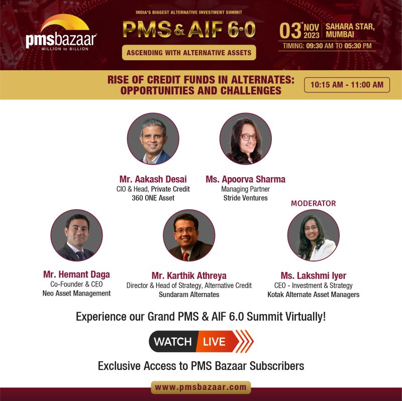Aakash Desai, CIO & Head, Private Credit, 360 ONE Asset shares his ... Aakash Desai, CIO & Head, Private Credit, 360 ONE Asset shares his ...
