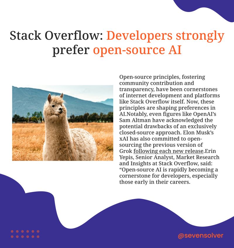 #opensourceai #stackoverflow #aicommunity #machinelearning #innovation ... #opensourceai #stackoverflow #aicommunity #machinelearning #innovation ...