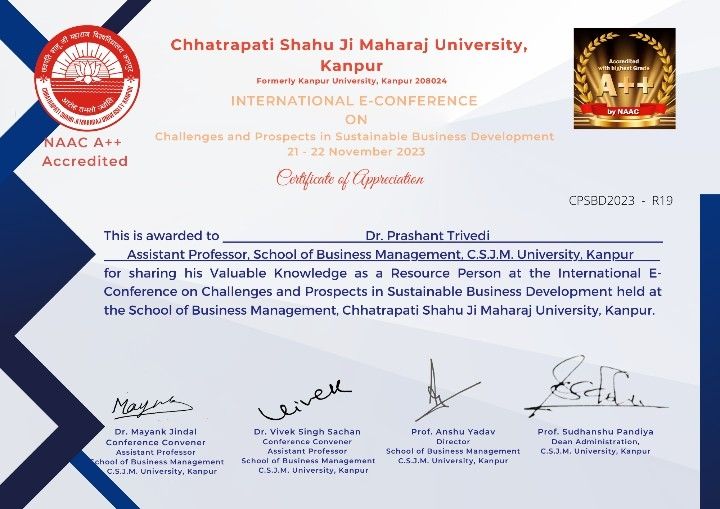 Dr Prashant Trivedi posted on LinkedIn Dr Prashant Trivedi posted on LinkedIn